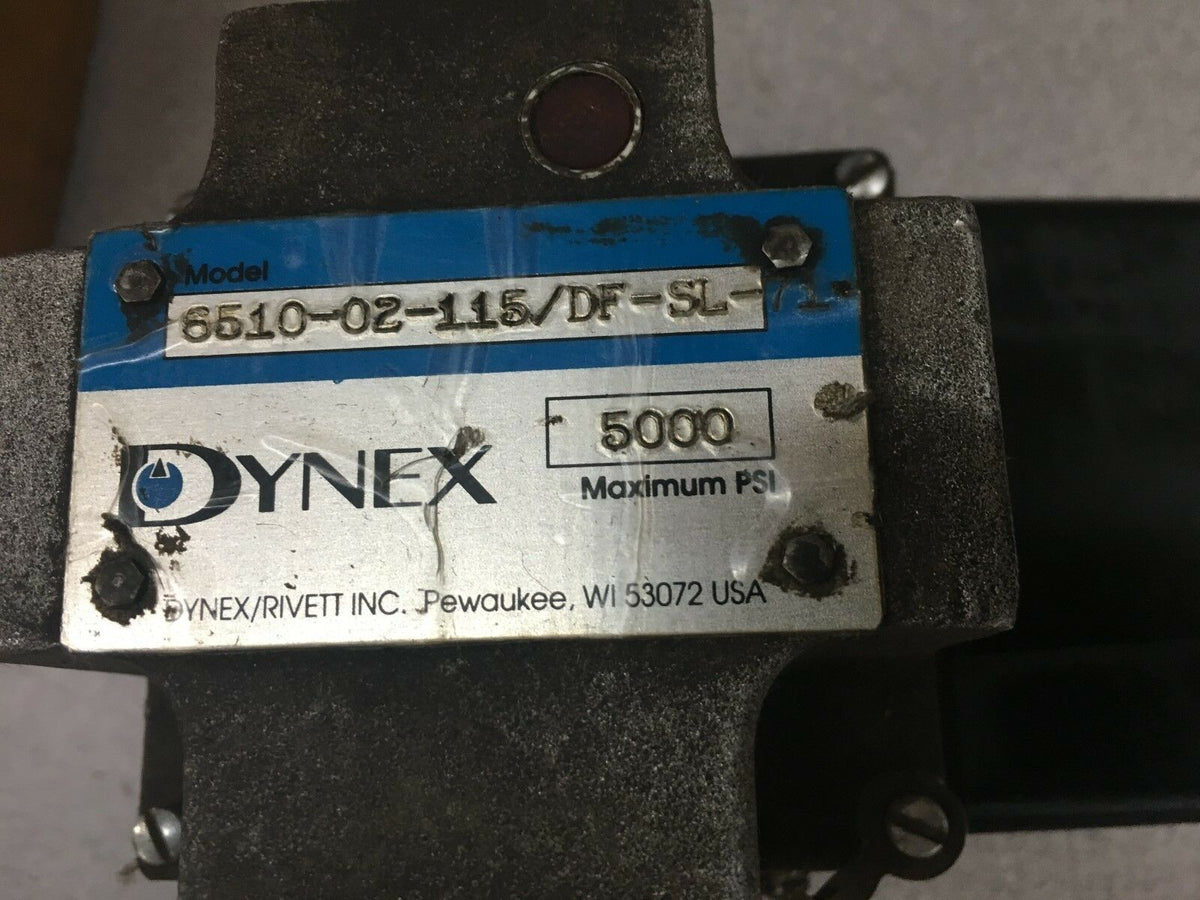 NEW IN BOX DYNEX HYDRAULIC CONTROL VALVE 6510-02-115/DF-SL-71 – Boyd Industrial Supply
