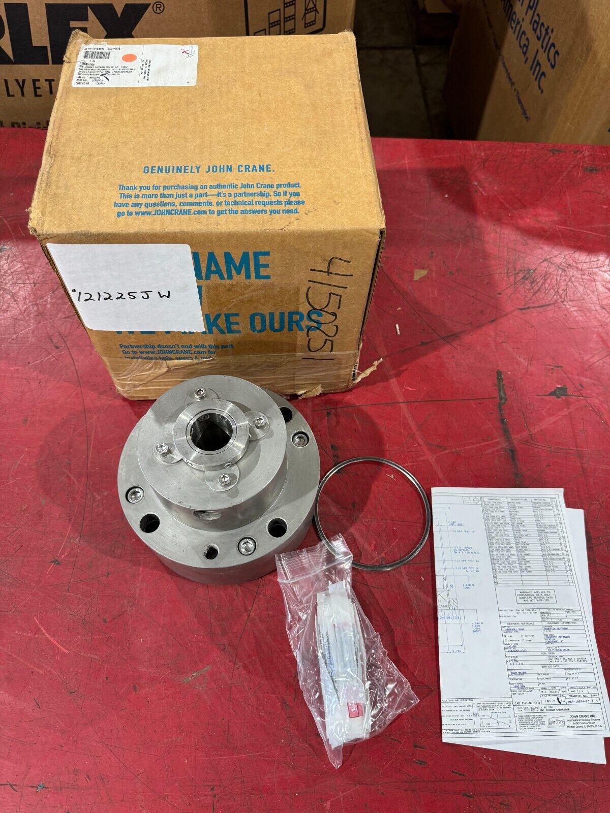 NEW IN BOX JOHN CRANE TYPE 8B1 SIZE 2" CARTRIDGE SEAL ASSEMBLY M184498