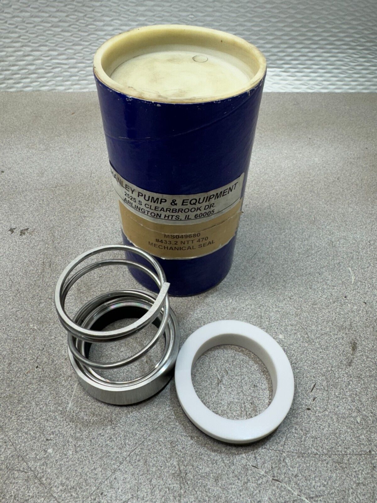 NEW SHANLEY PUMP & EQUIPMENT MS049680 MECHANICAL SEAL #433.2 NTT 470