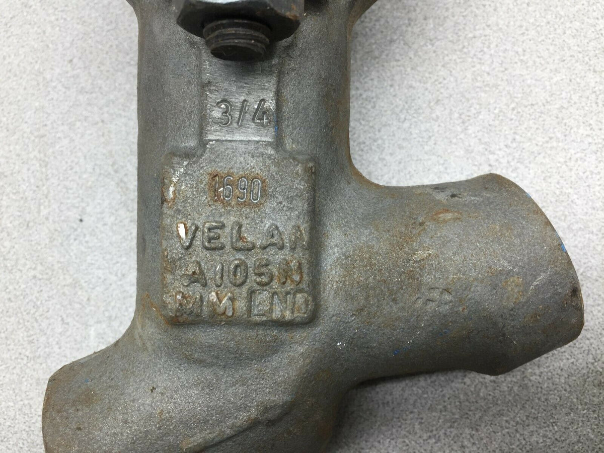 NEW NO BOX VELAN 3/4" GLOBE VALVE ASTM A105 – Boyd Industrial Supply