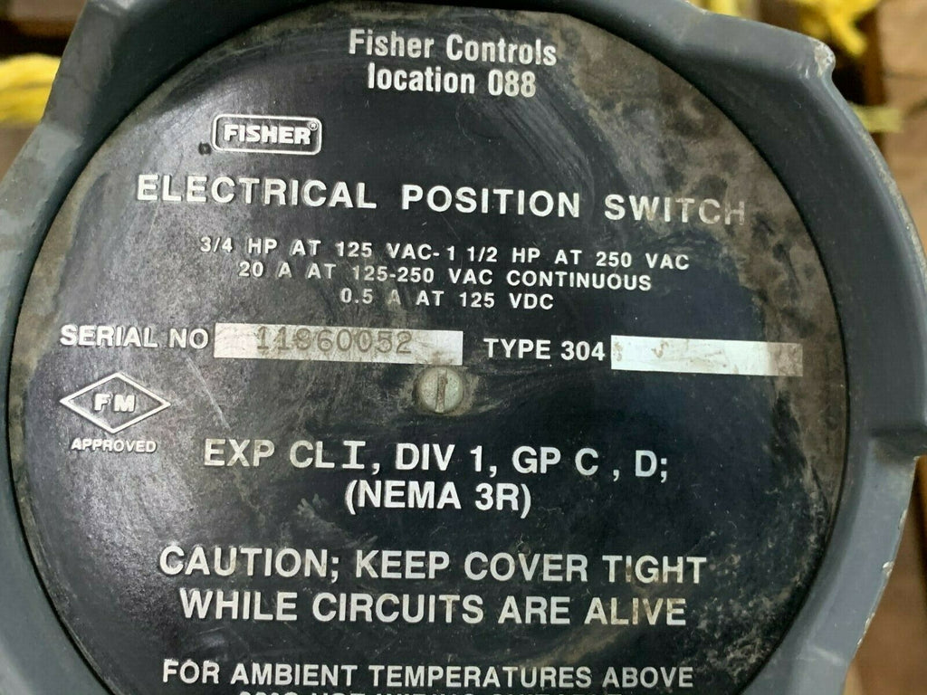 NEW FISHER SIZE 45 CONTROL VALVE TYPE 657 3/4" PORT DBQ WITH 304 SWITC