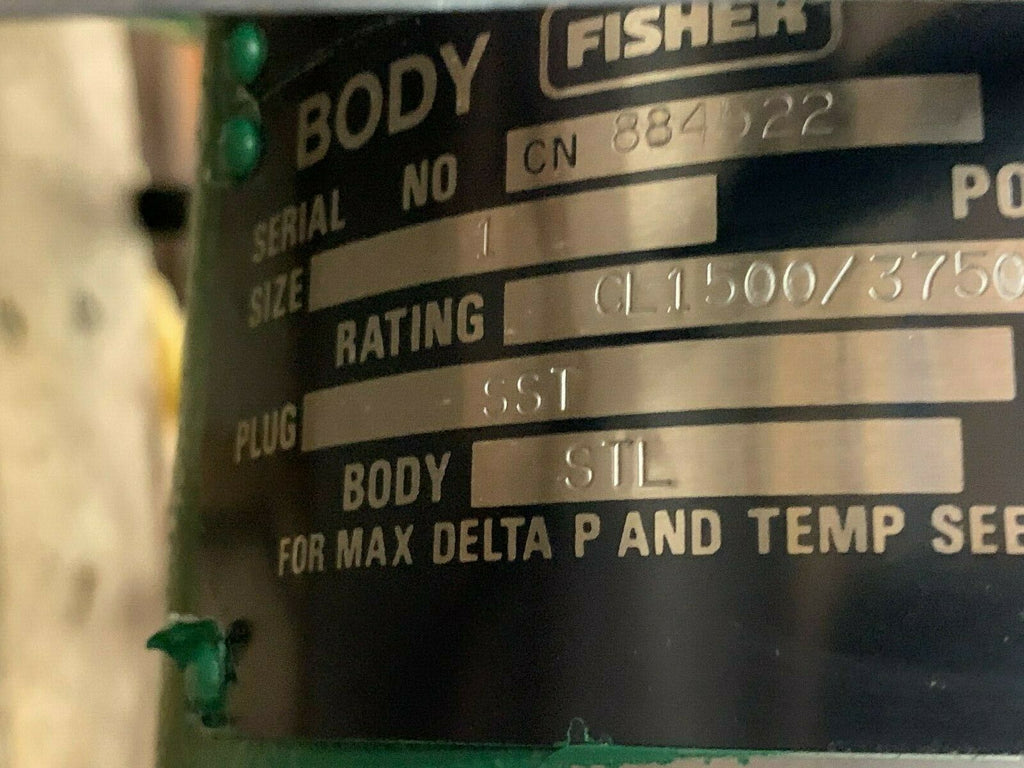 NEW FISHER SIZE 45 CONTROL VALVE TYPE 657 3/4" PORT DBQ WITH 304 SWITC