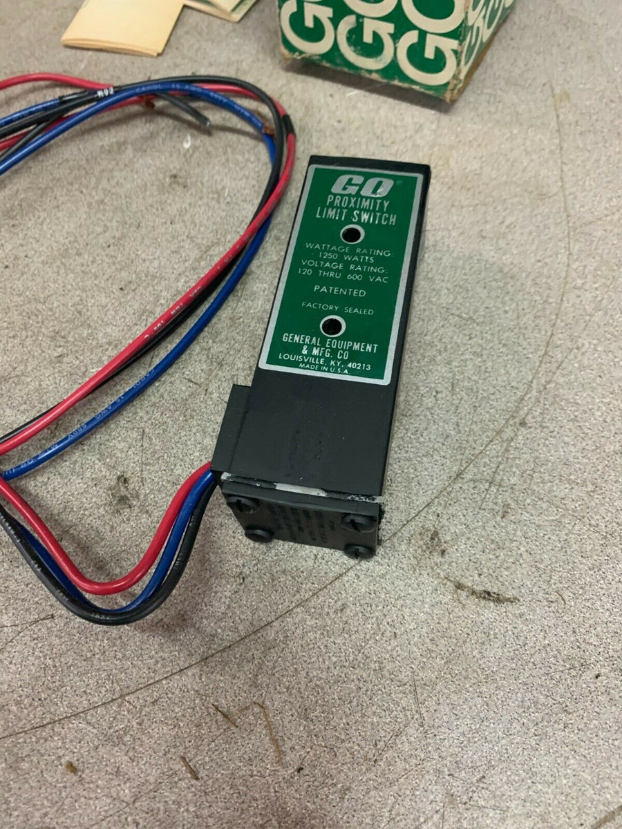 NEW IN BOX GO SWITCH PROXIMITY LIMIT SWITCH 112116 – Boyd Industrial Supply