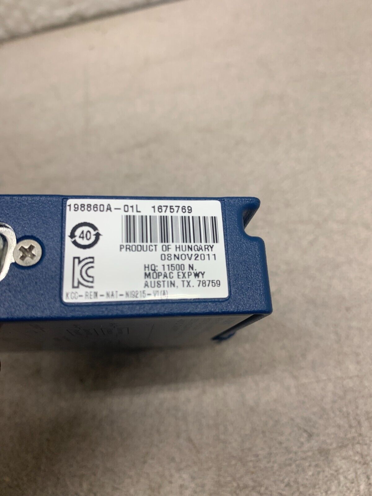 Used National Instruments 16 Bit Simultaneous Analog Input Module Ni 9